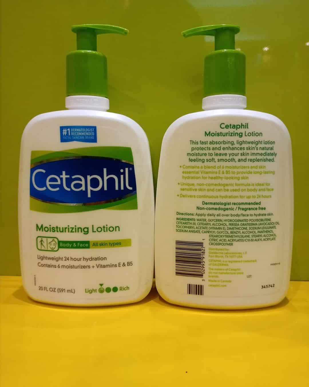 Cetaphil Moisturizing Lotion Ingredients Review - Restore Skin and Hair ...